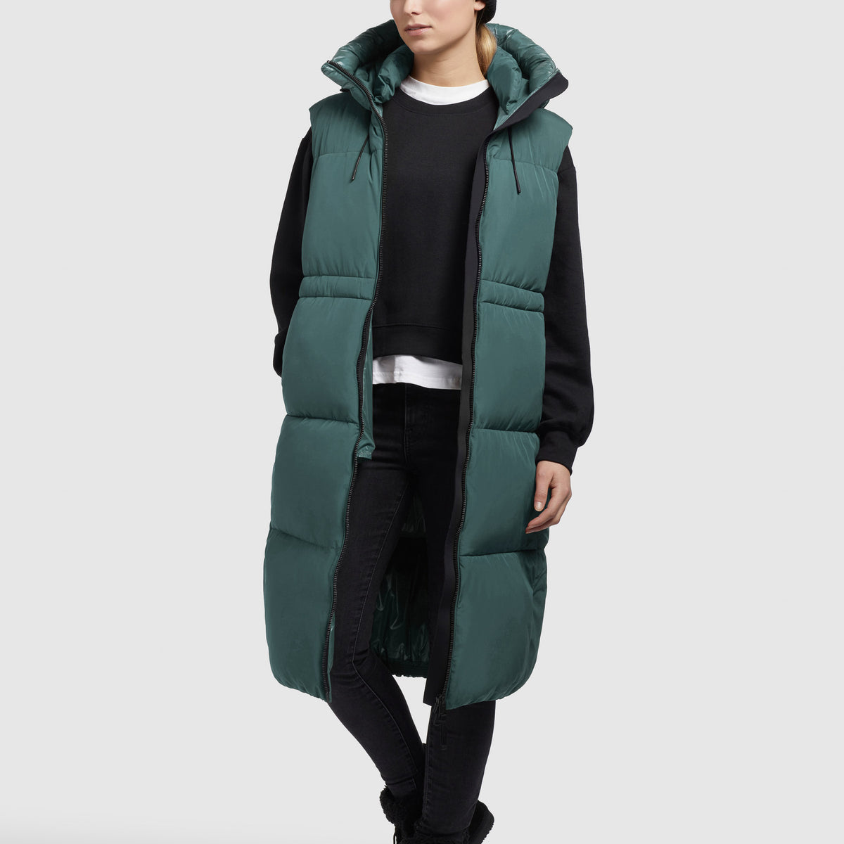 Vest ALVA Blue-Green – KHUJO