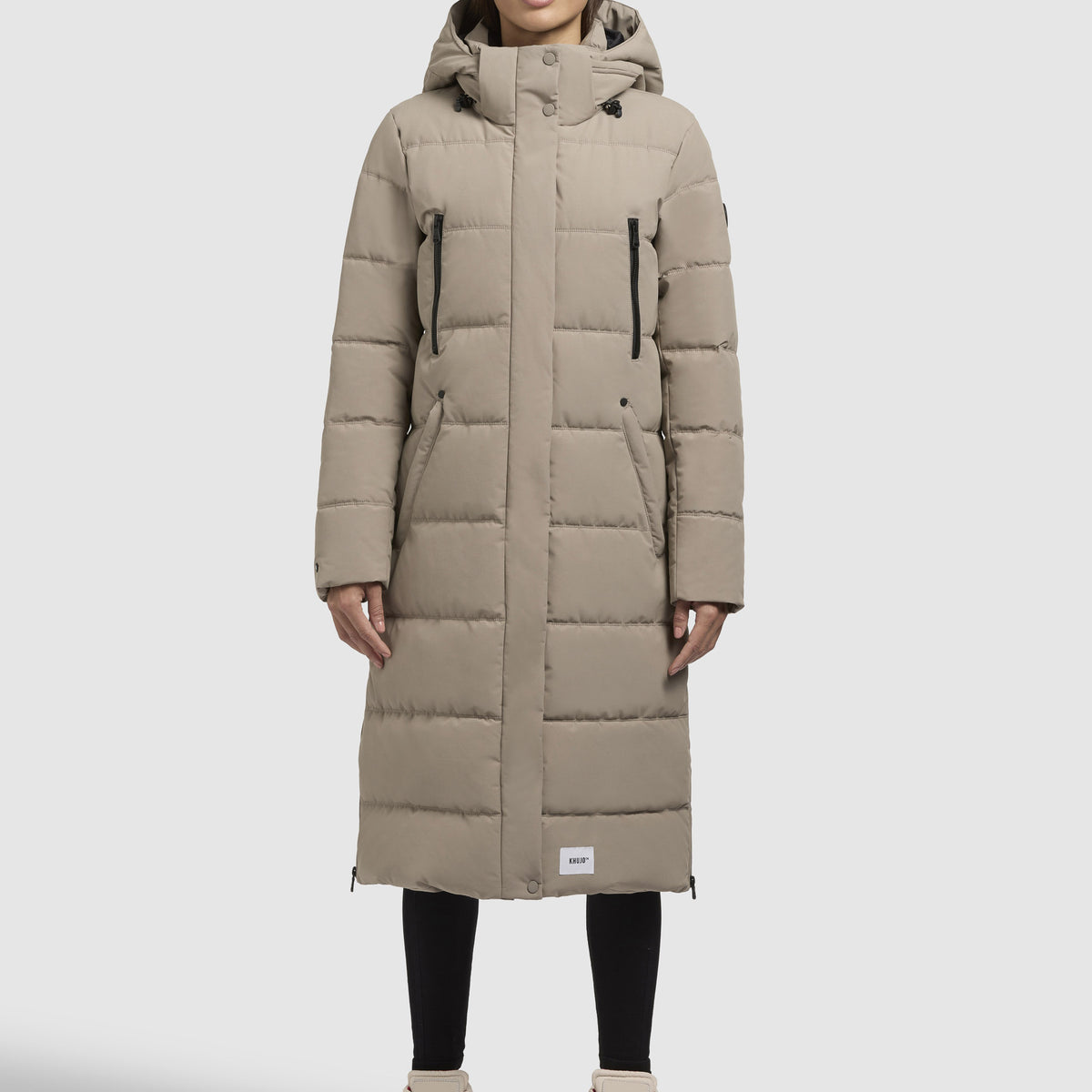 Coat DANI2 gray beige – KHUJO