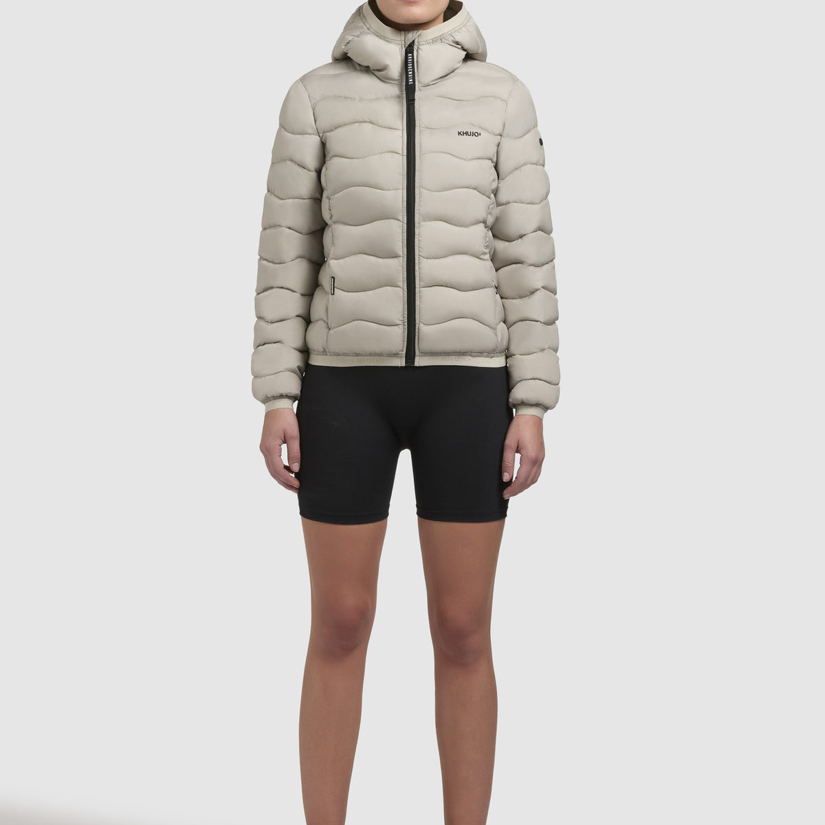 Jacket NARGO beige light green – KHUJO