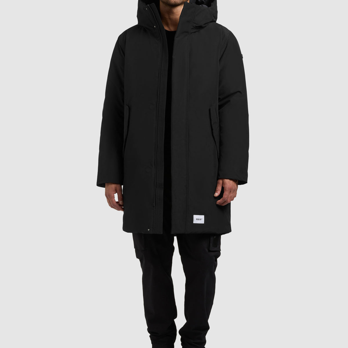 Coat FOGG BLACK – KHUJO