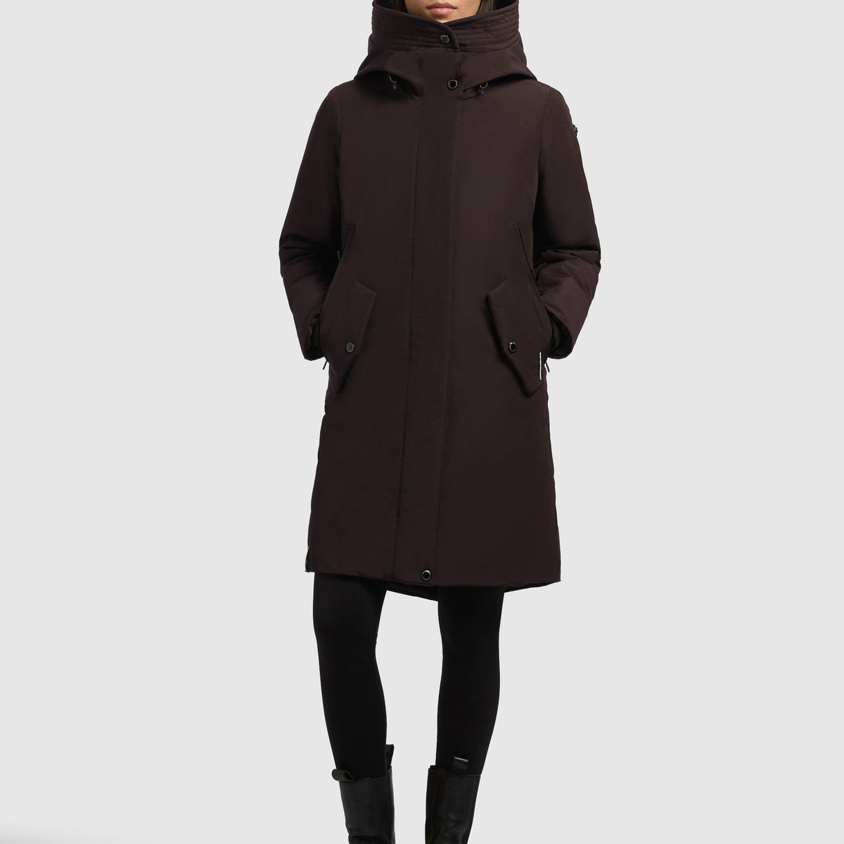 Mantel WEBB MOODY PLUM – KHUJO