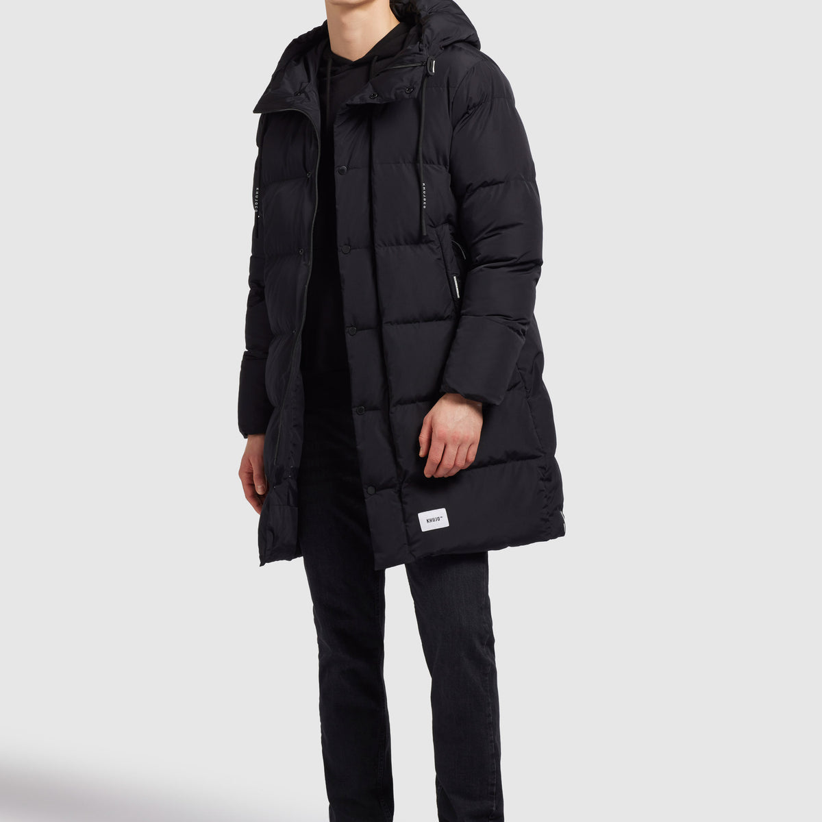 Coat DEWEY BLACK – KHUJO