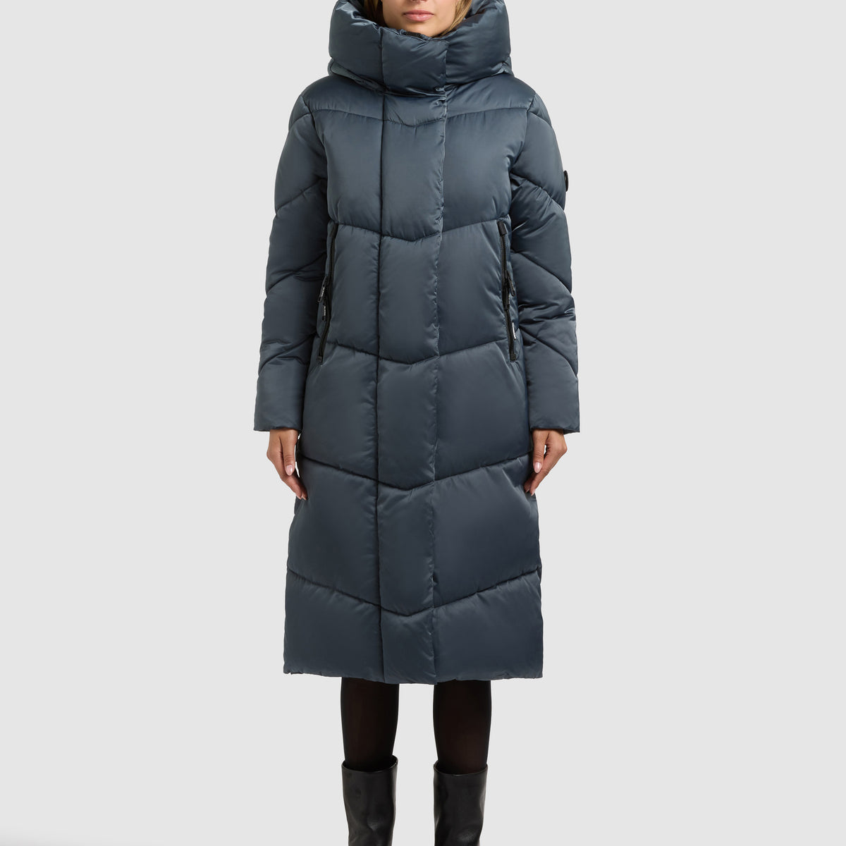 Coat MANELIA2 DIM BLUE – KHUJO